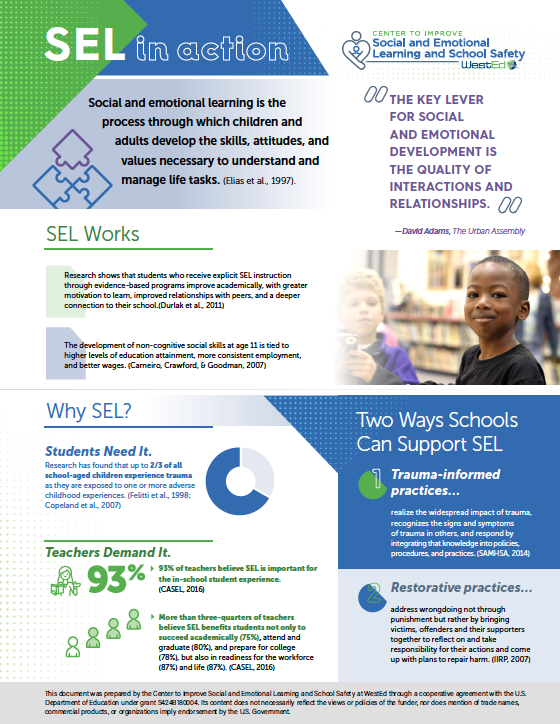Creating coherence around safe and supportive environments through SEL ...