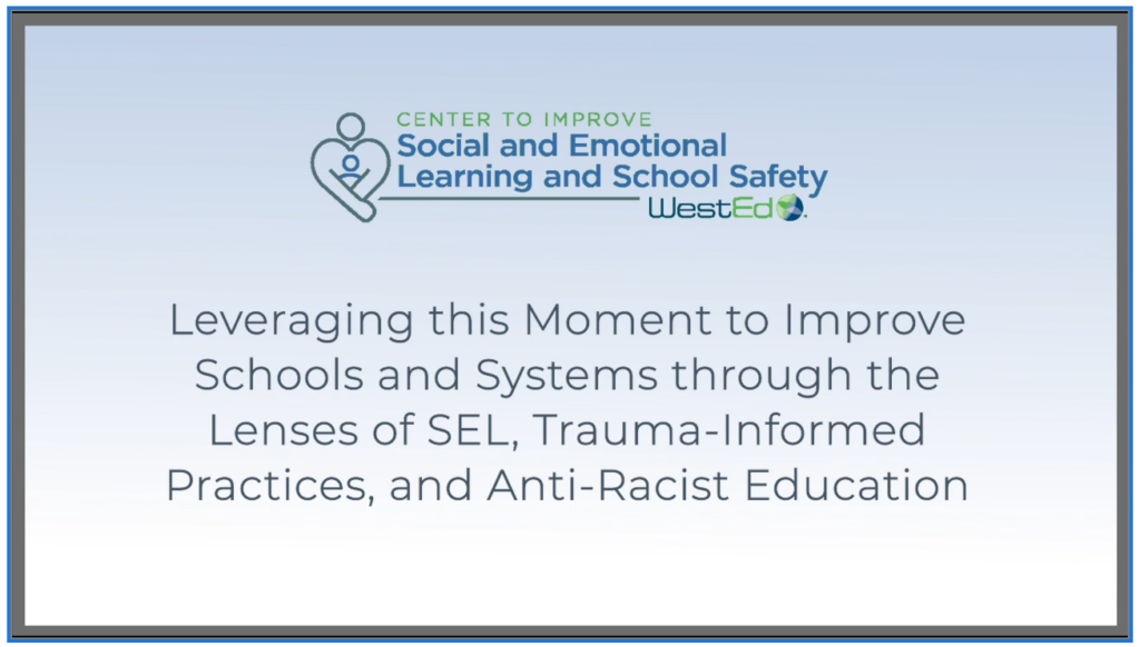 Leveraging This Moment to Improve Schools and Systems through the ...