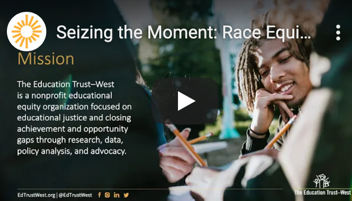 Seizing the Moment: Race Equity Mindsets, Social and Emotional Well ...