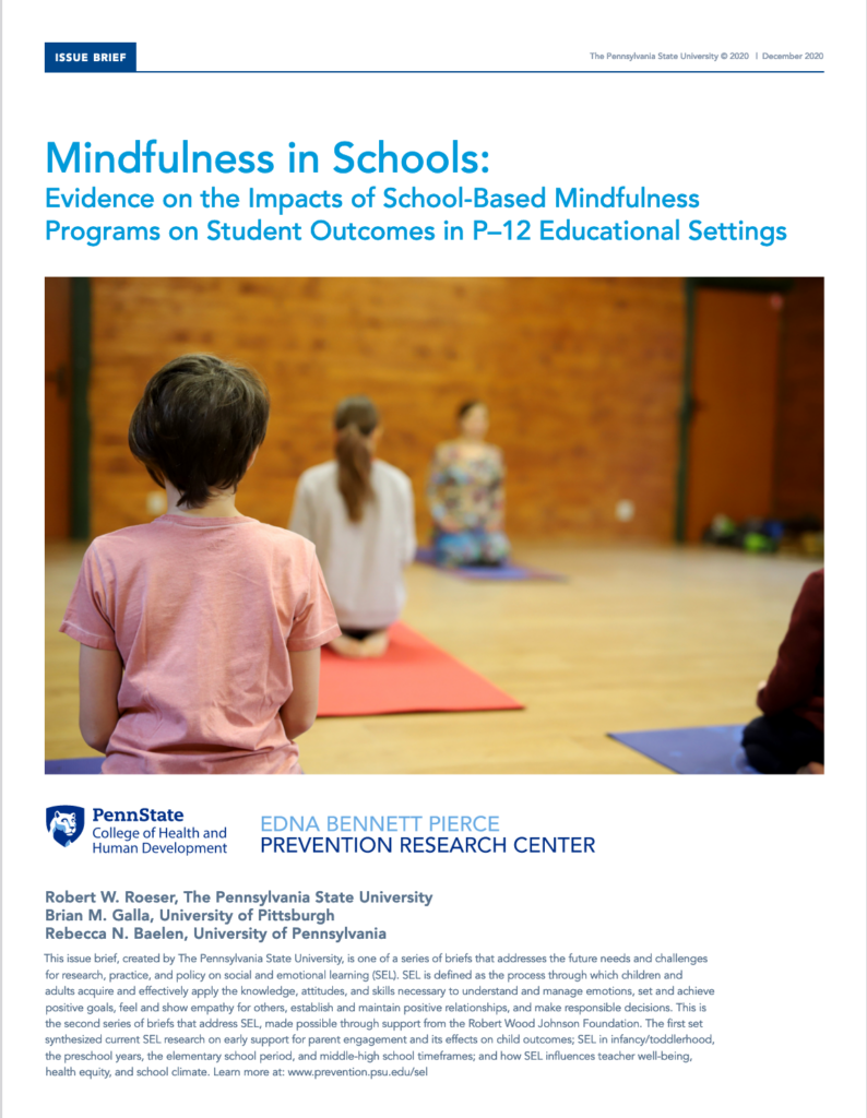 Mindfulness in Schools: Evidence on the Impacts of School-Based ...