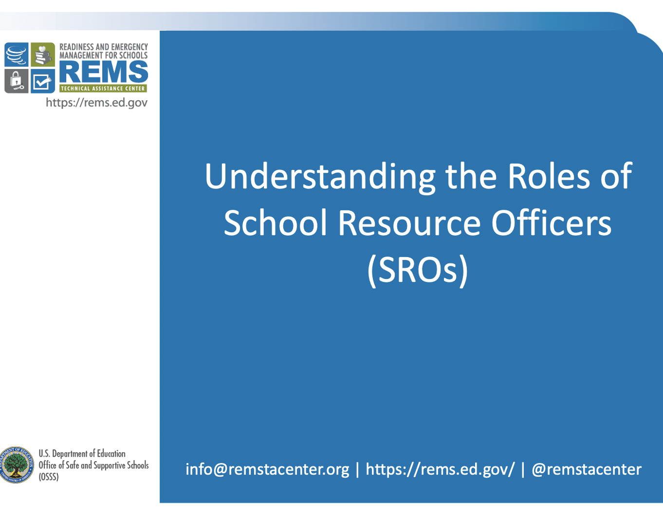 Downloadable Training Module: Understanding the Roles of School ...