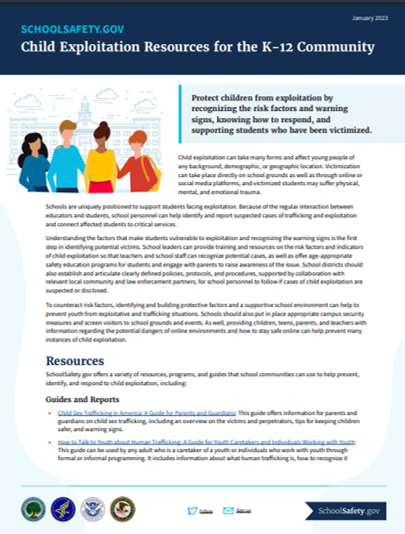 Child Exploitation Resources for the K-12 Community – SEL Center